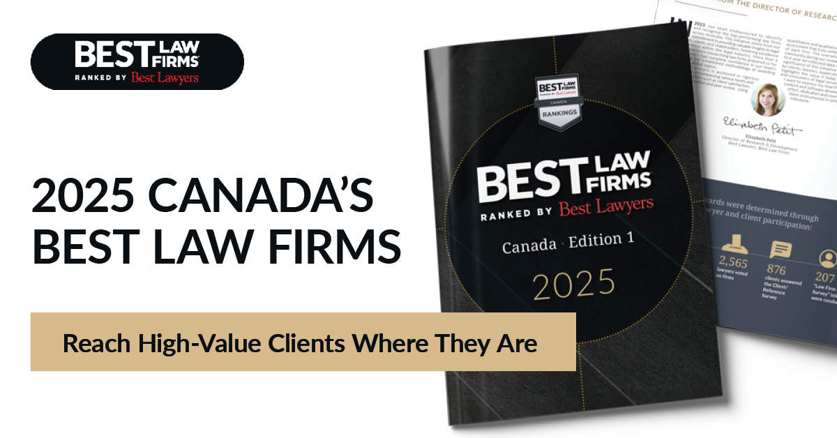 2025 Canada's Best Law Firms Media Kit